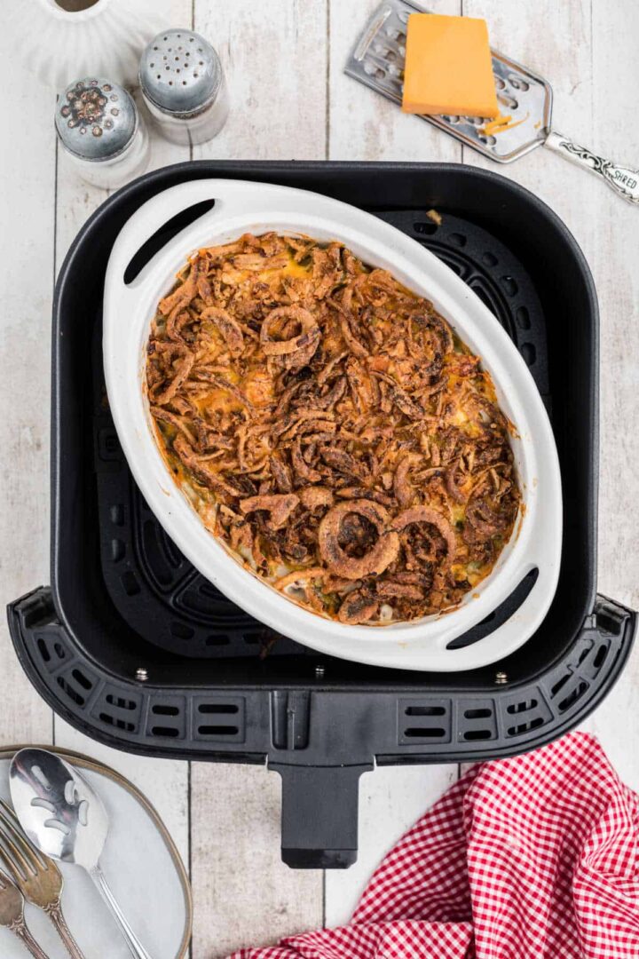 Air Fryer Green Bean Casserole | The Cagle Diaries