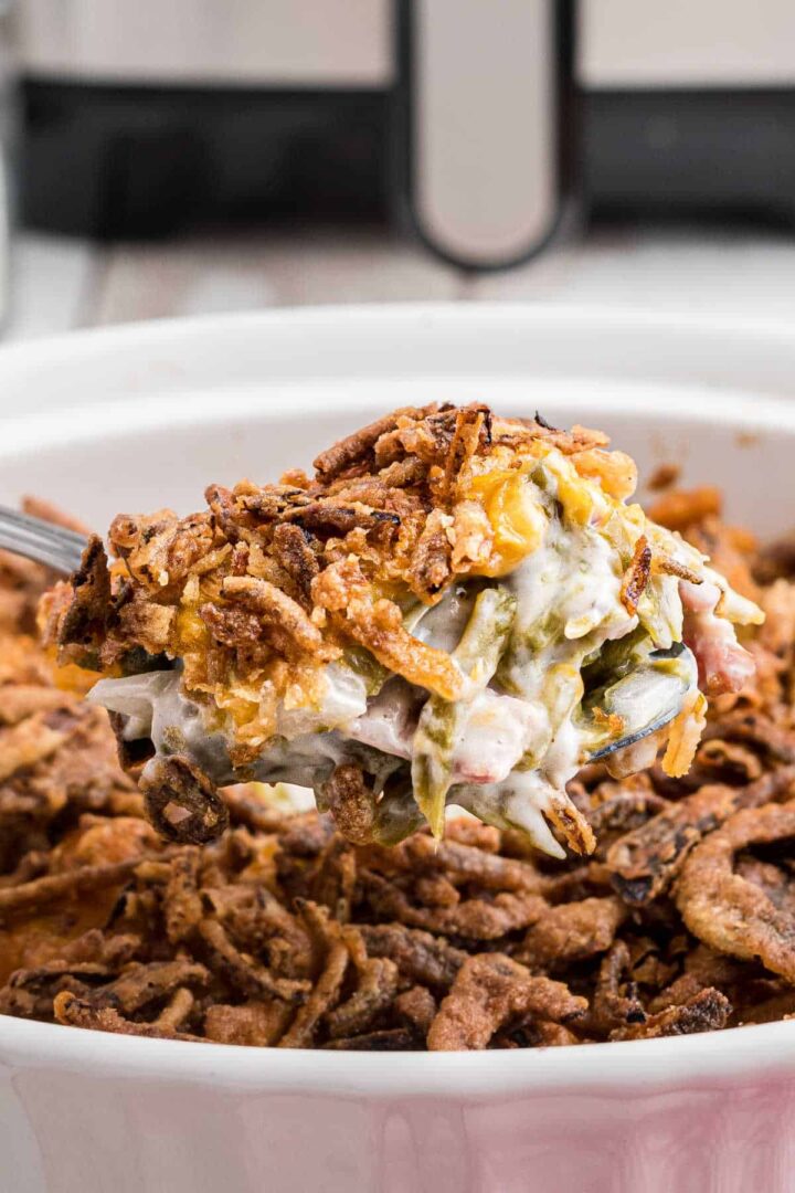 Air Fryer Green Bean Casserole | The Cagle Diaries