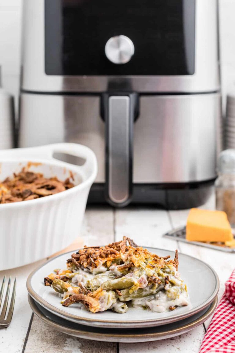 Air Fryer Green Bean Casserole | The Cagle Diaries