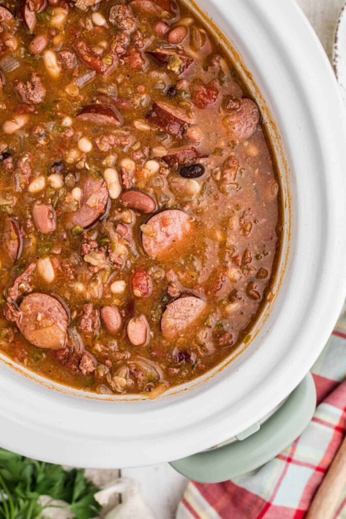 Slow Cooker Cajun 15 Bean Soup | The Cagle Diaries