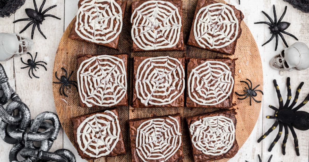 Spider Web Brownies | The Cagle Diaries