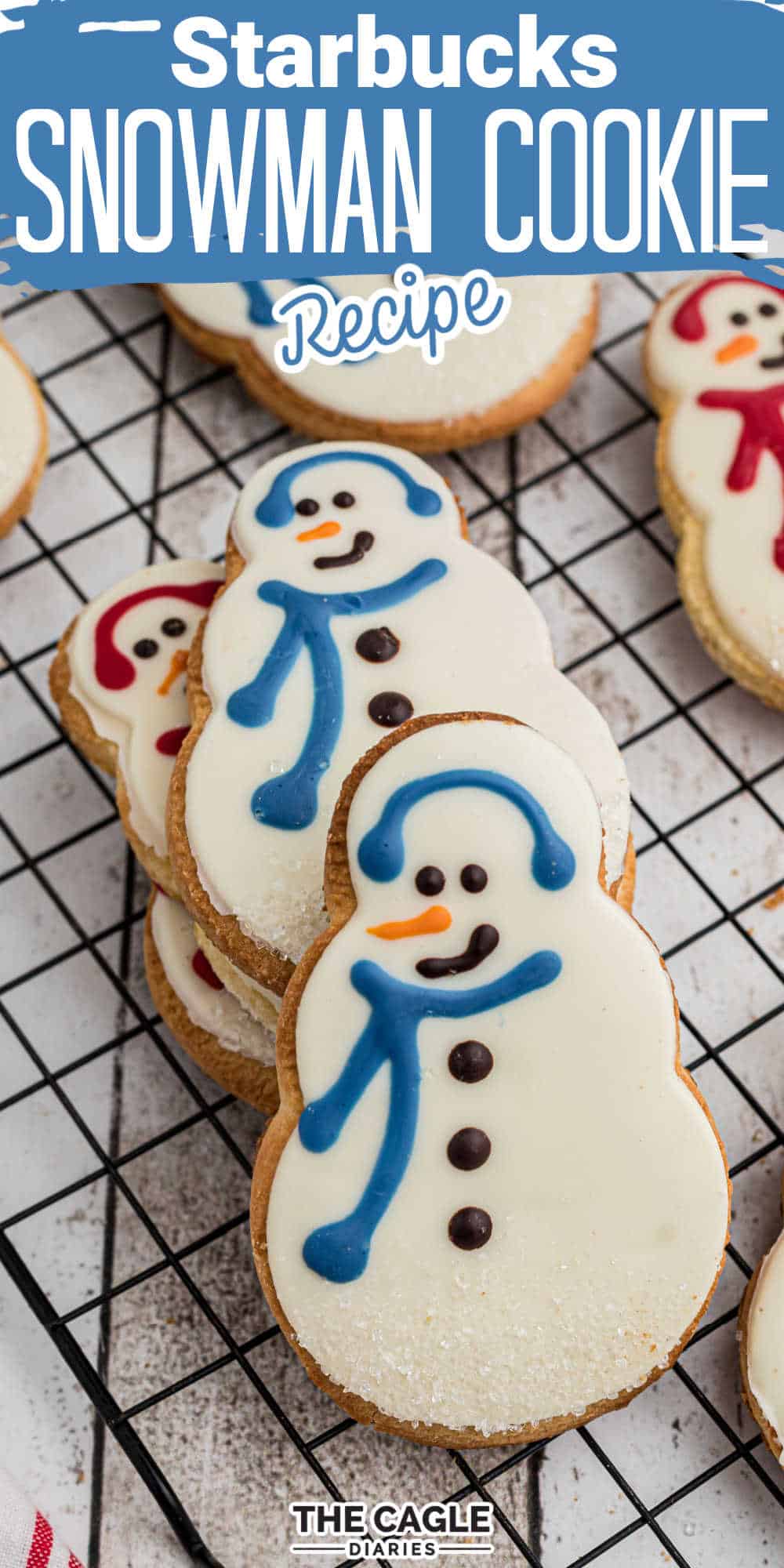 Starbucks Snowman Cookie Recipe | The Cagle Diaries