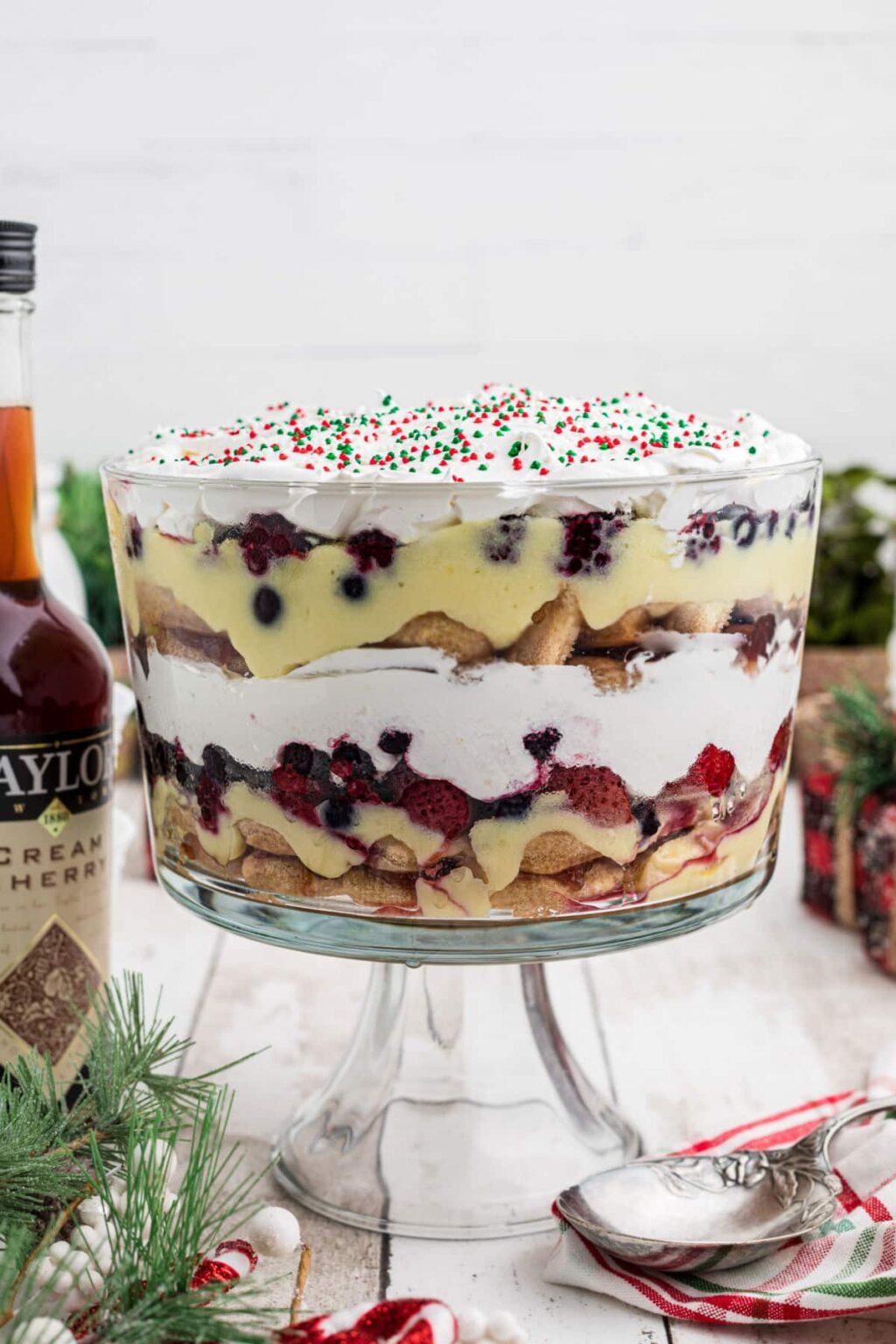 Boozy Christmas Trifle | The Cagle Diaries