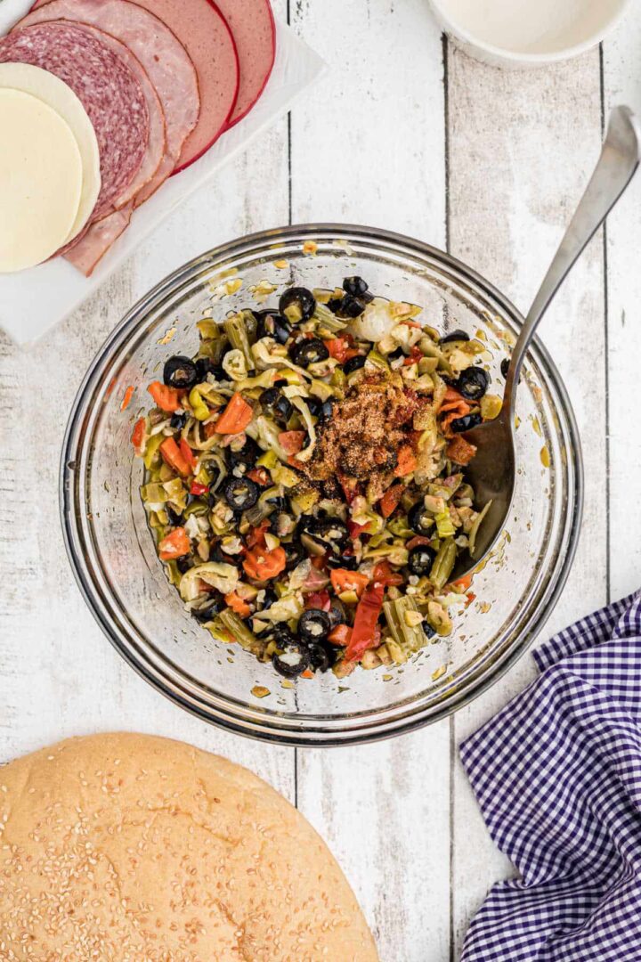 Cajun Muffuletta Sandwich | The Cagle Diaries