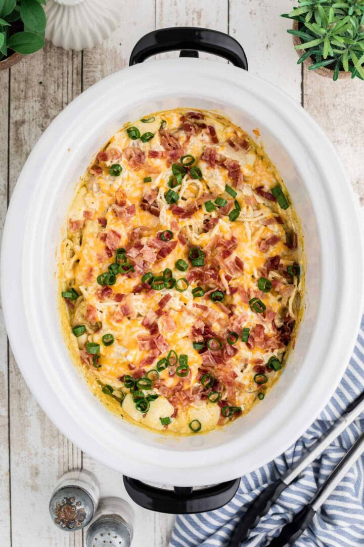 Crock Pot Ranch Chicken Spaghetti | The Cagle Diaries