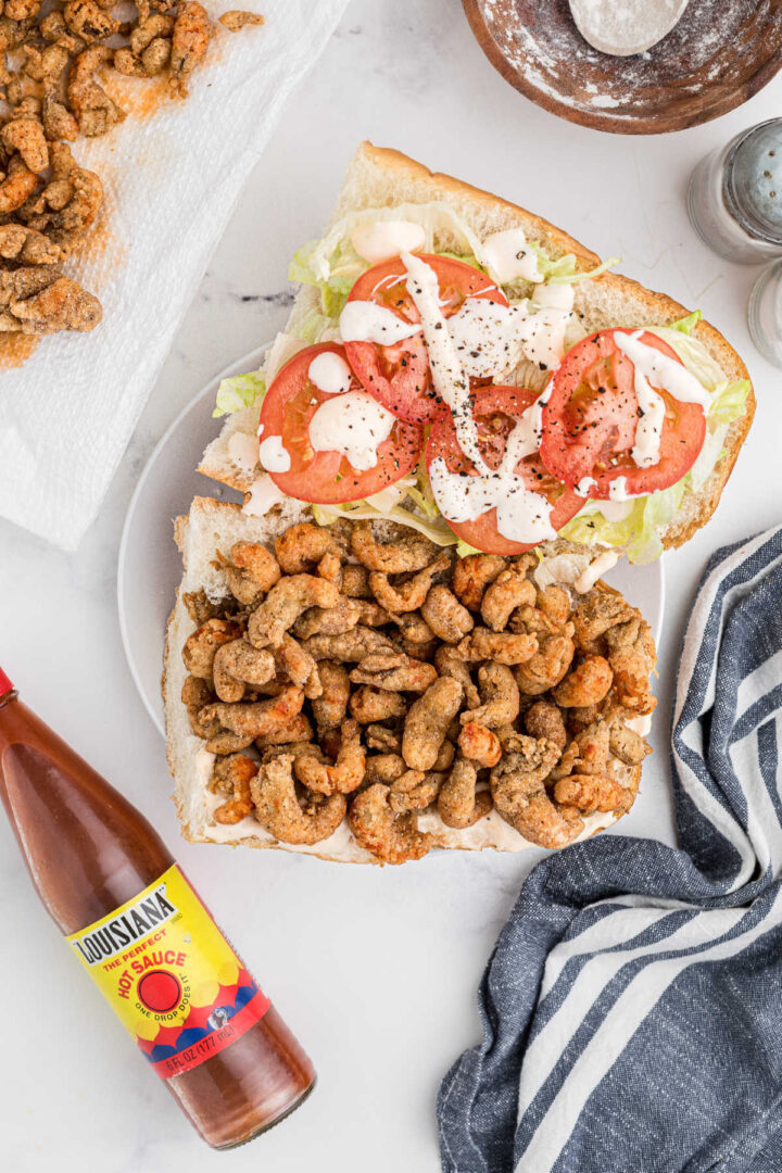 Authentic Fried Crawfish Po'boy | The Cagle Diaries