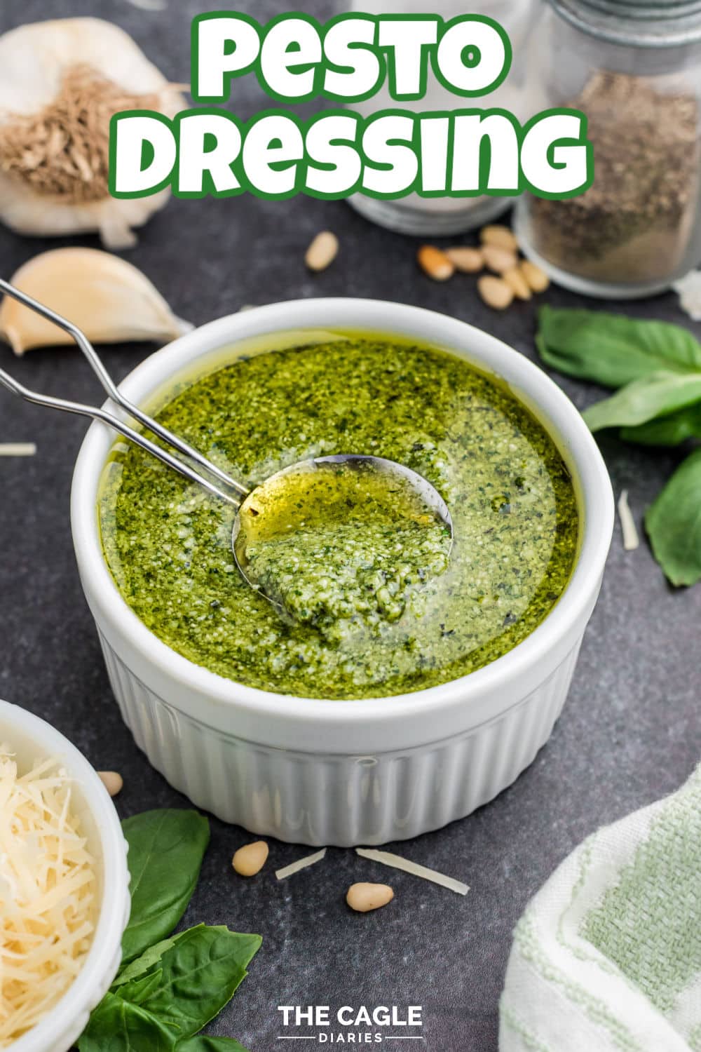 Pesto Salad Dressing | The Cagle Diaries