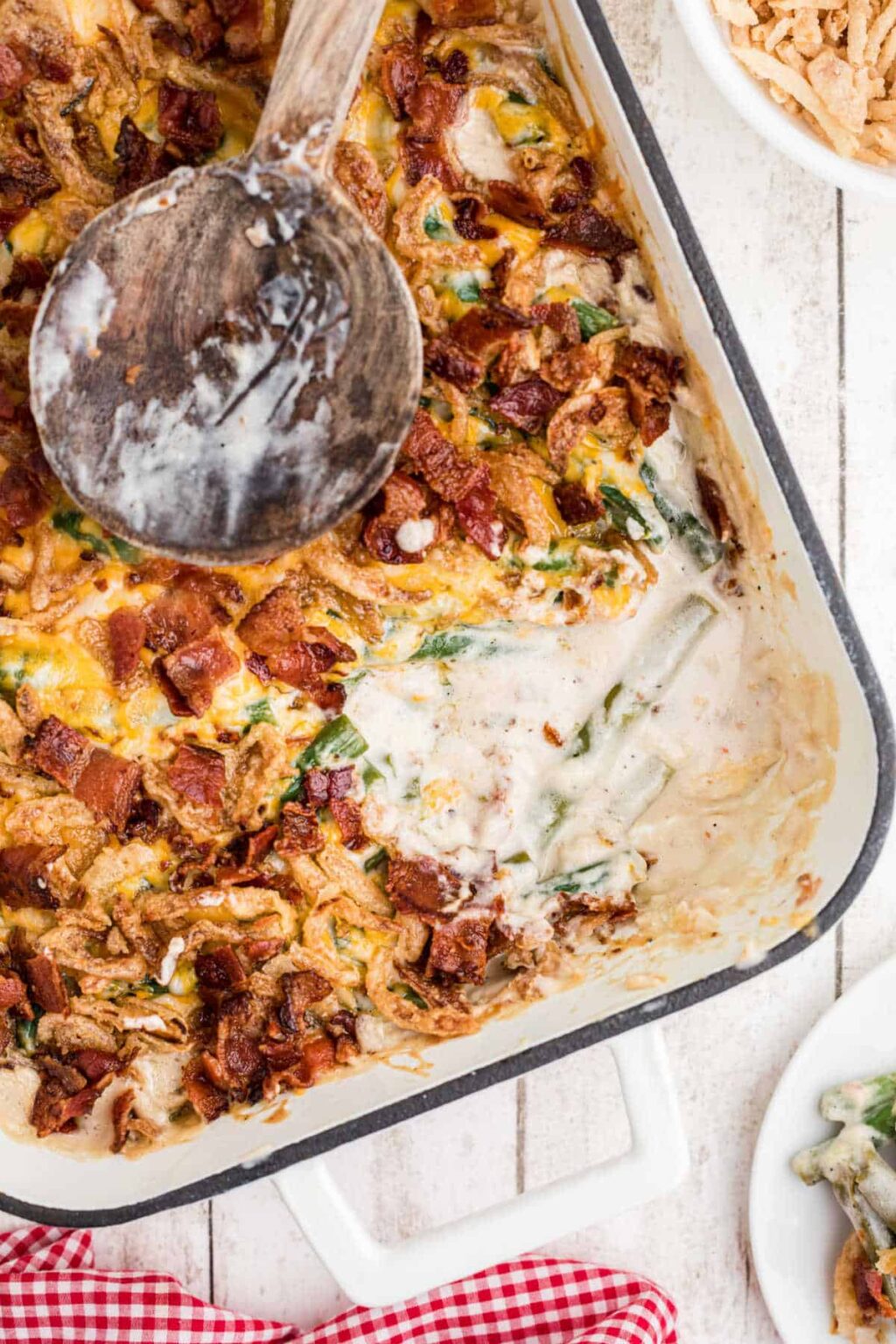 Loaded Green Bean Casserole | The Cagle Diaries