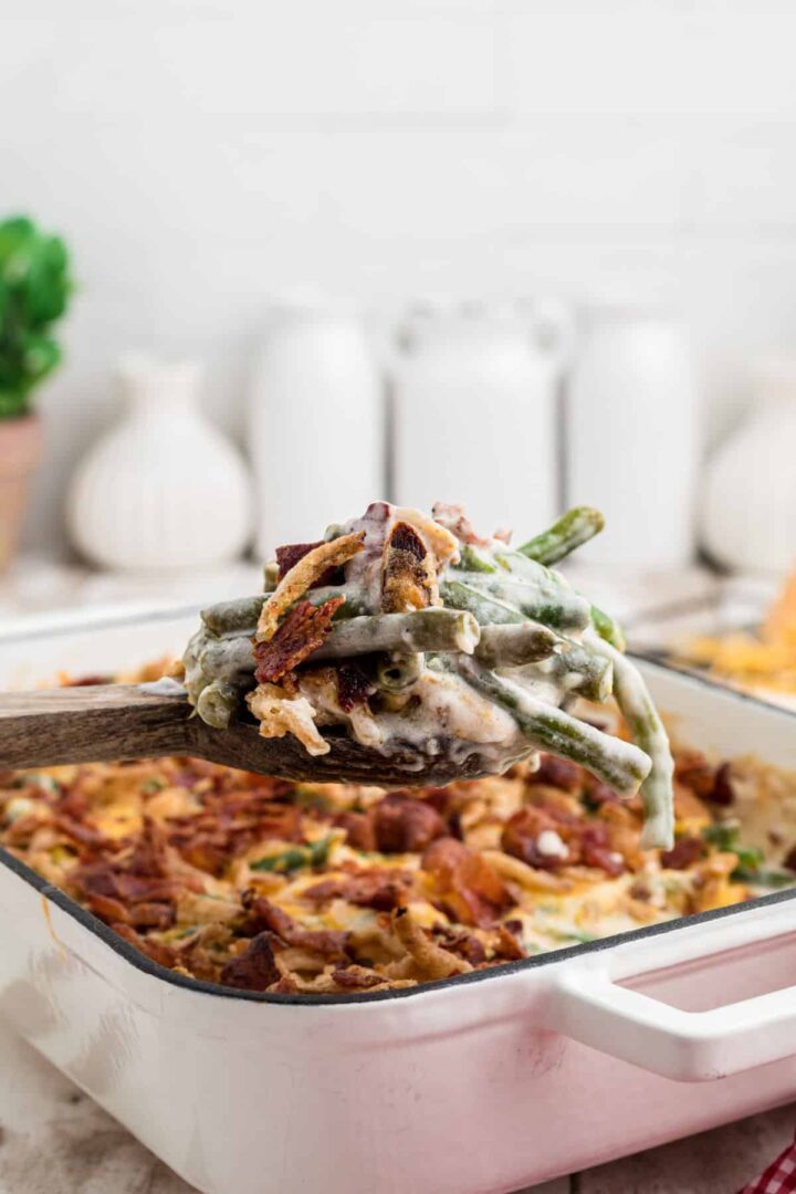 Loaded Green Bean Casserole | The Cagle Diaries