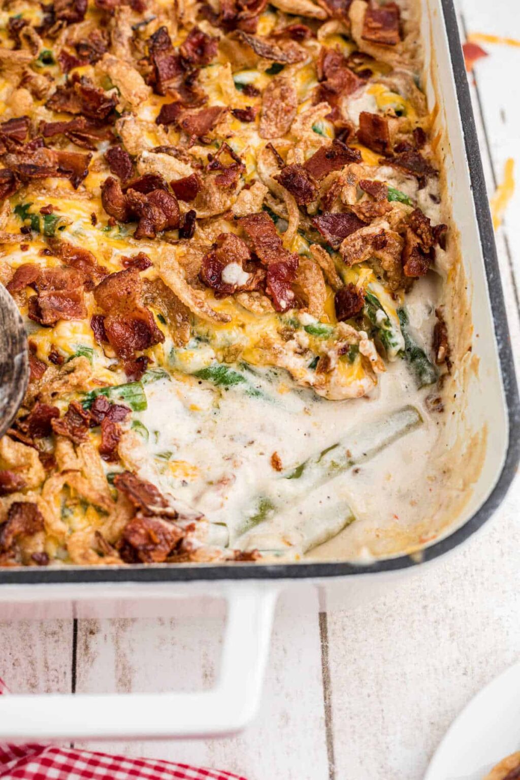 Loaded Green Bean Casserole | The Cagle Diaries