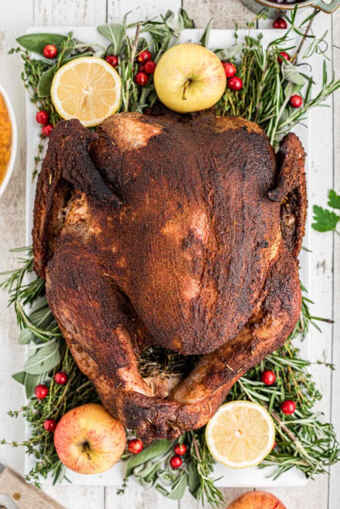 Pellet Grill Smoked Turkey | The Cagle Diaries