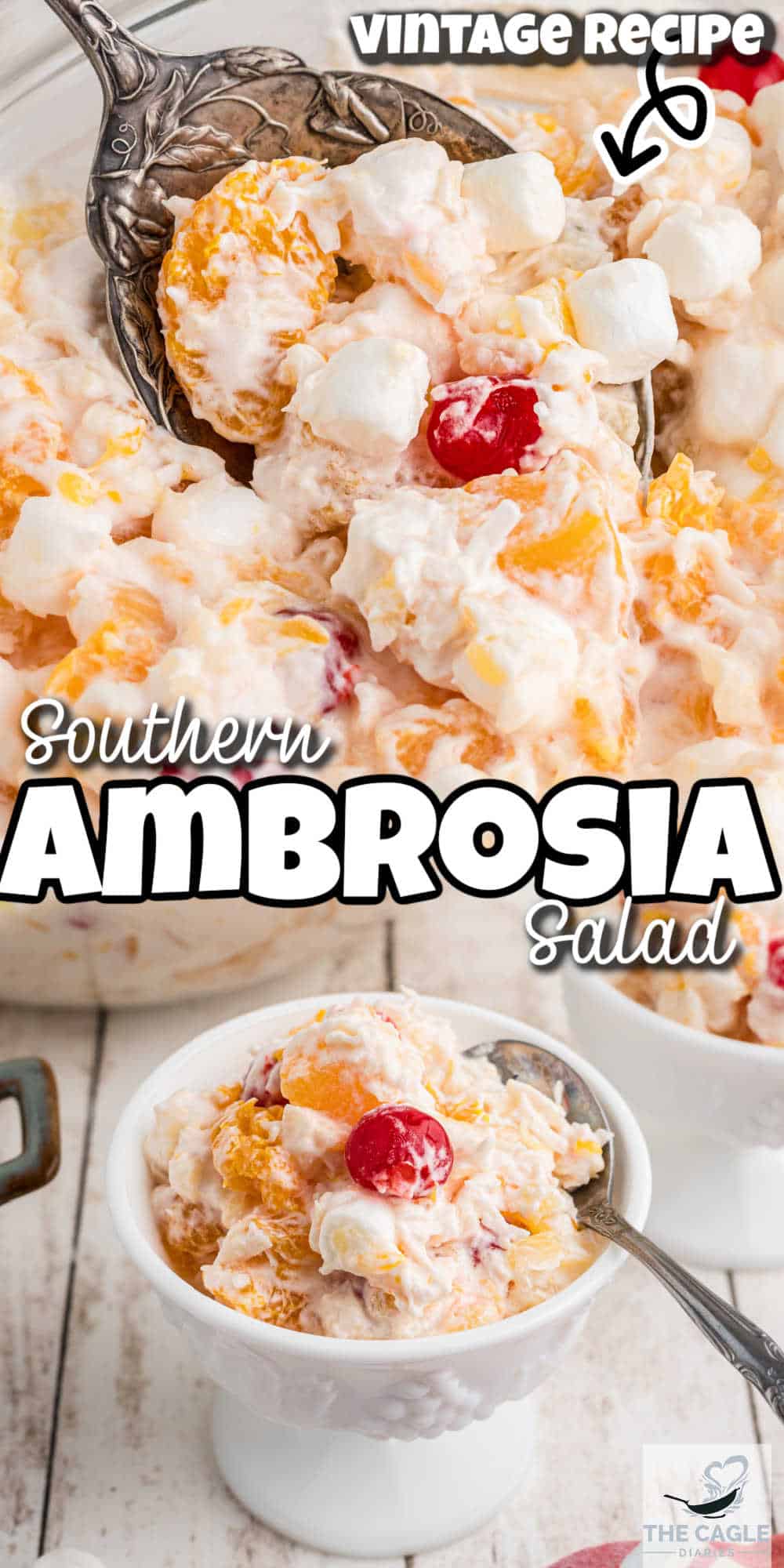 Old Fashioned Southern Ambrosia Recipe | The Cagle Diaries