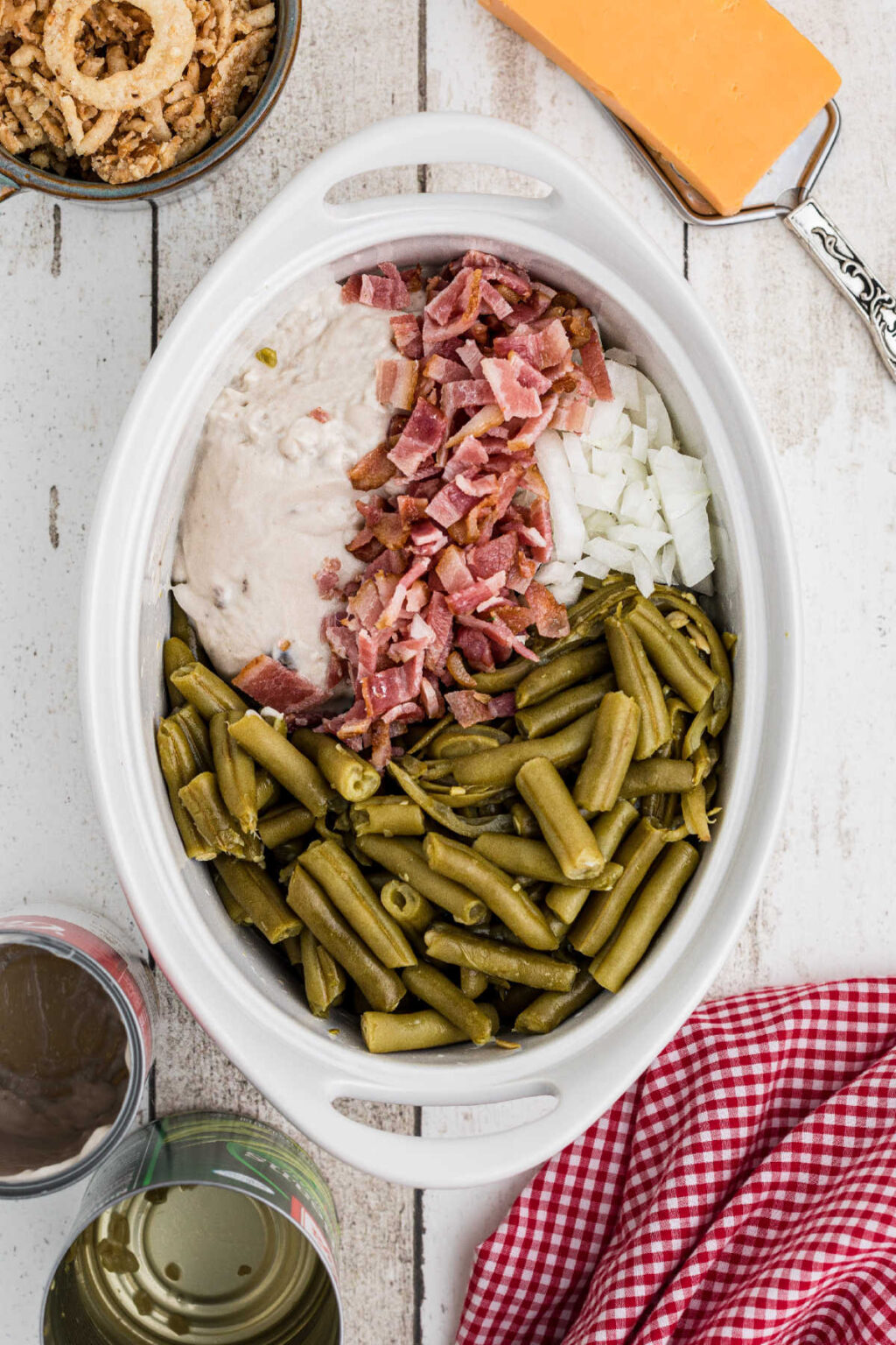 Air Fryer Green Bean Casserole | The Cagle Diaries