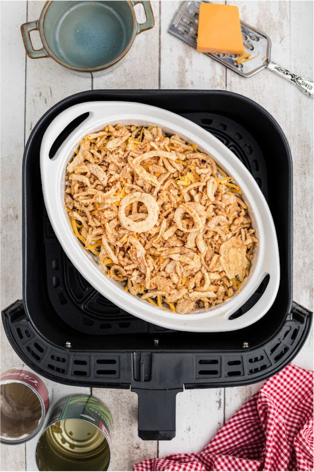 Air Fryer Green Bean Casserole | The Cagle Diaries