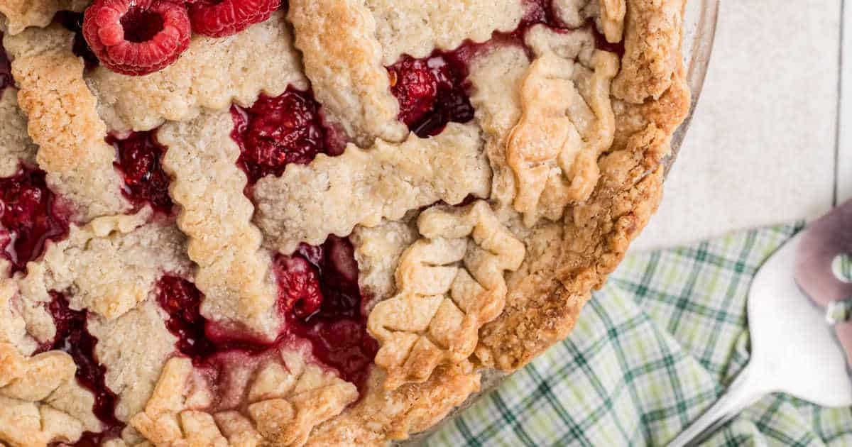 Homemade Raspberry Pie | The Cagle Diaries