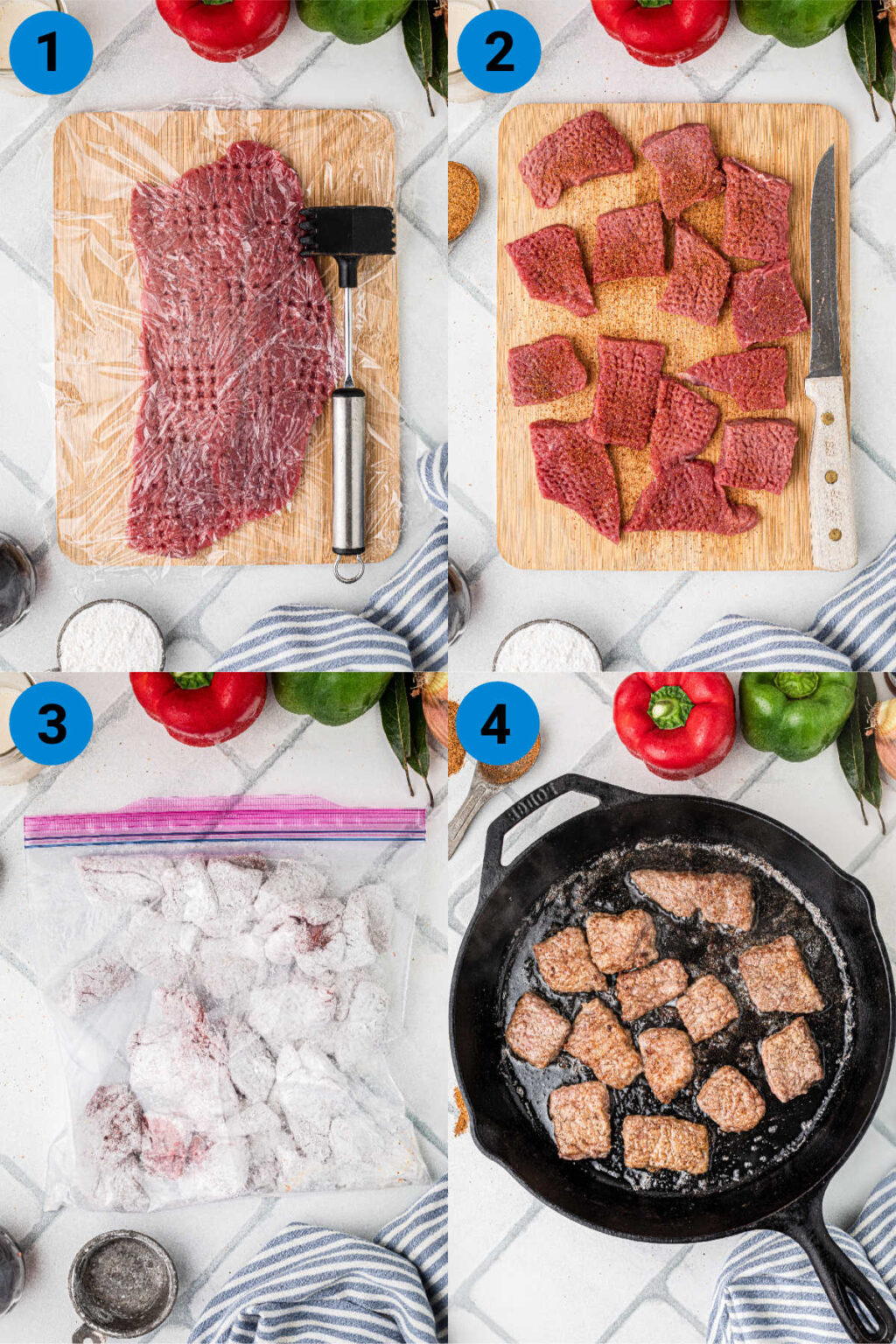 Grillades and Grits: A Southern Comfort Food Classic | The Cagle Diaries