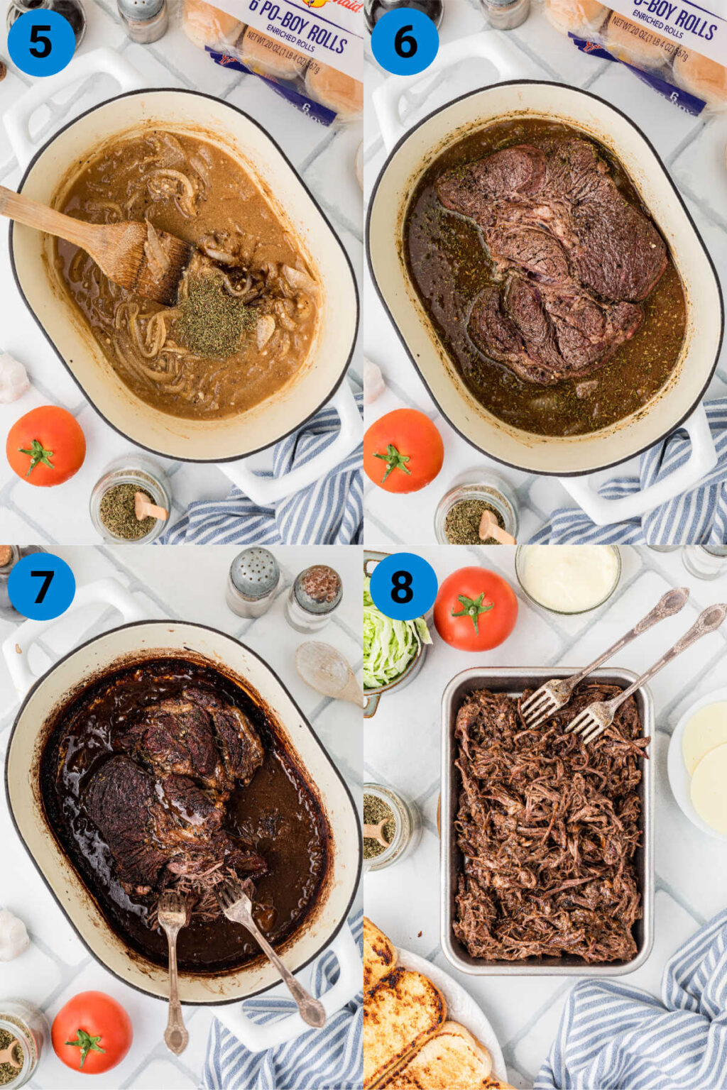 Hearty Roast Beef Po Boy | The Cagle Diaries